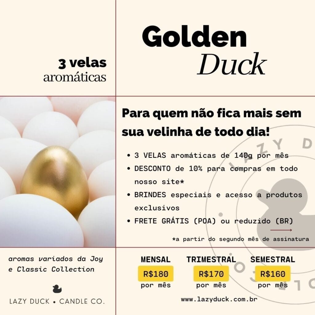 Lazy Duck Candle Co.Golden Duck